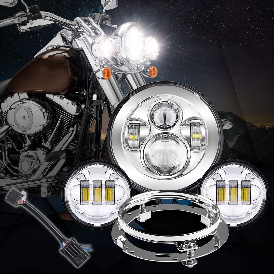 15 Best LED Motorcycle Headlights in 2022 - Gear Sustain